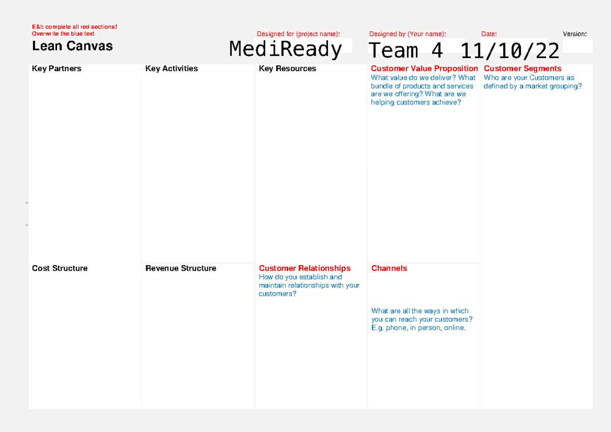 En I-Lean+Canvas+Editable+Template-Idea+Challenge+stage - E&I: complete ...