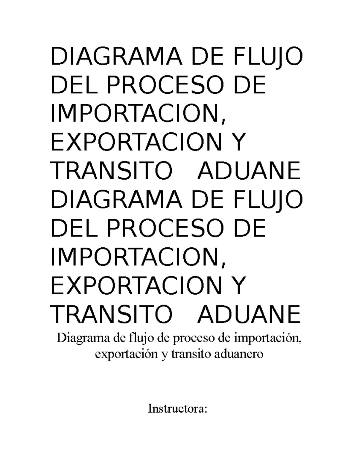 Flujograma De Proceso De Importacion