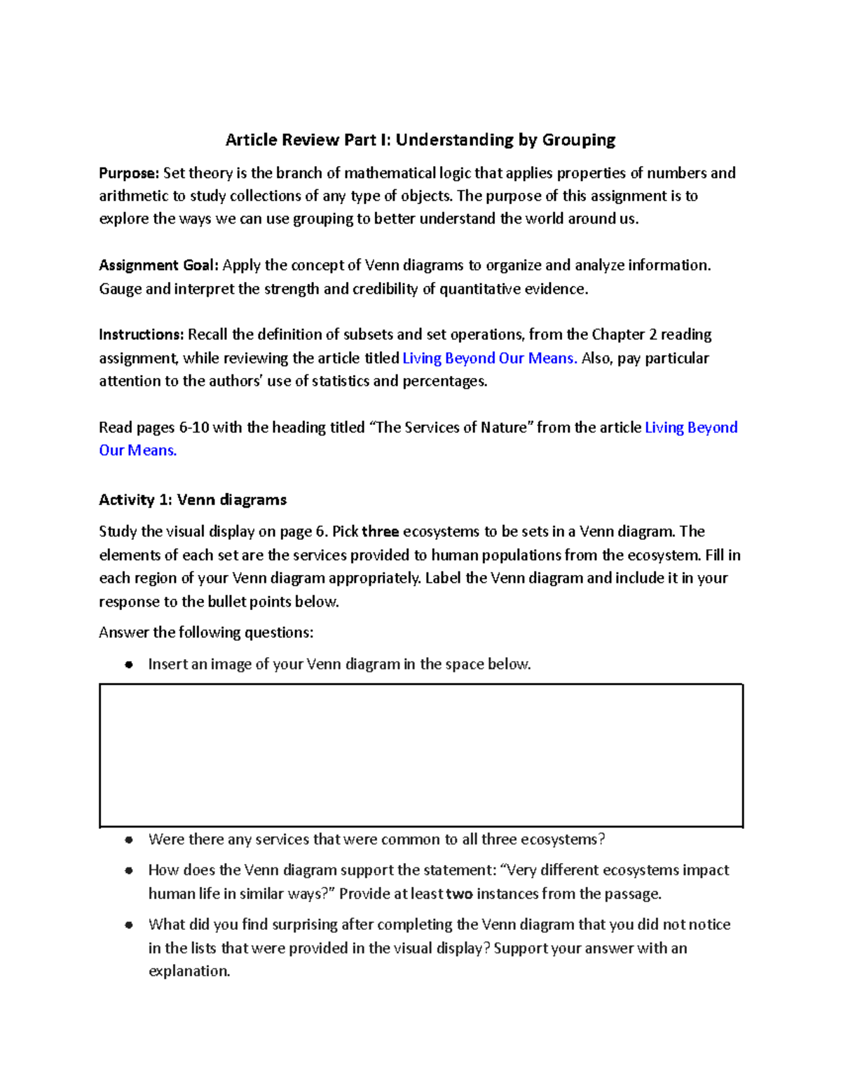 Article Review Part I - Grouping - Article Review Part I: Understanding ...