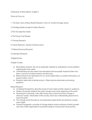 Introduction to Mass Media chapter 12 - Chapter 12 History: Structure ...