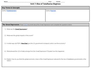 Unit 5 Atlantic Revolutions Graphic Organizer - Name: - Studocu