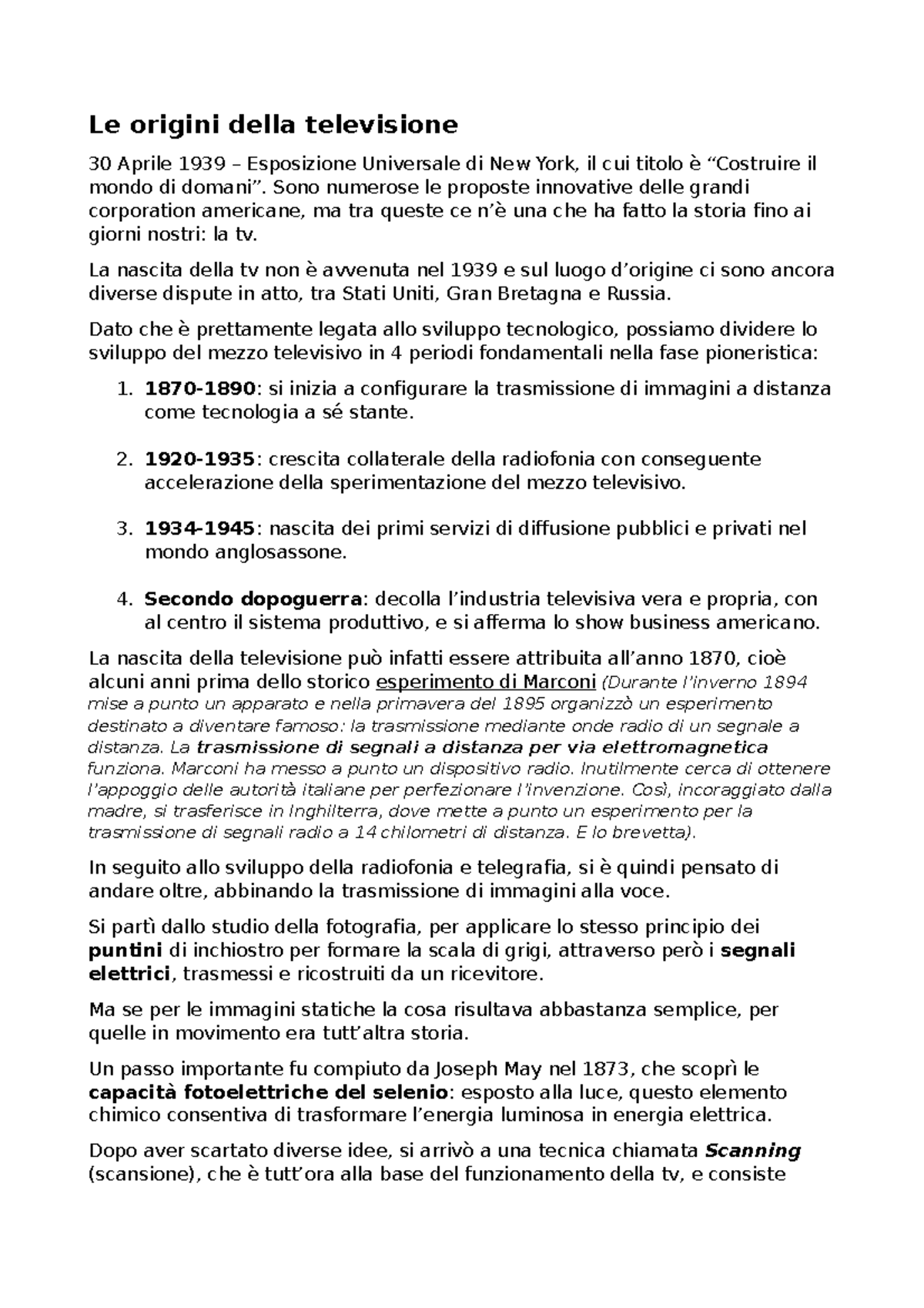 Aldo Grasso, “Le origini della televisione” e “Piccola storia della ...