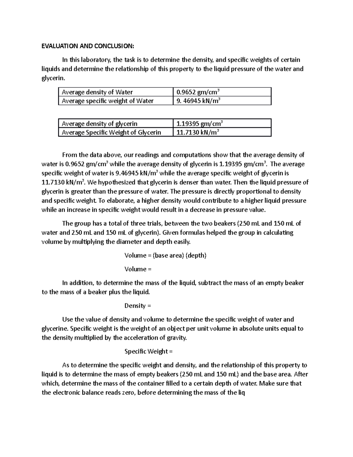 Evaluation and conclusion - EVALUATION AND CONCLUSION: In this ...