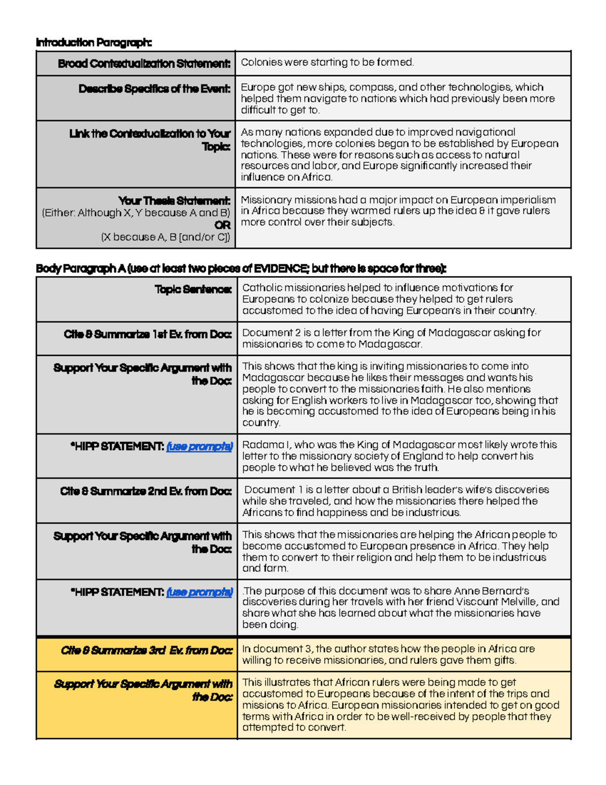 4 Group DBQ- Step 2 Outline - 9849276.3d- DBQ Group Outline ...