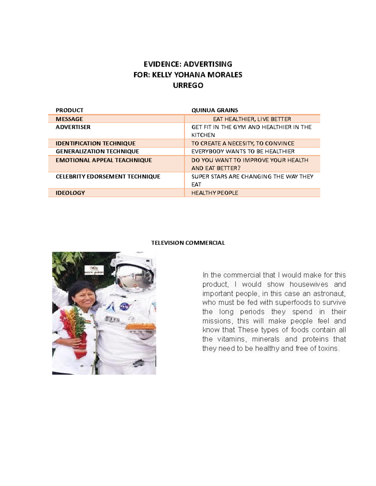 English dot works 7 evidence advertising - EVIDENCE: ADVERTISING FOR ...