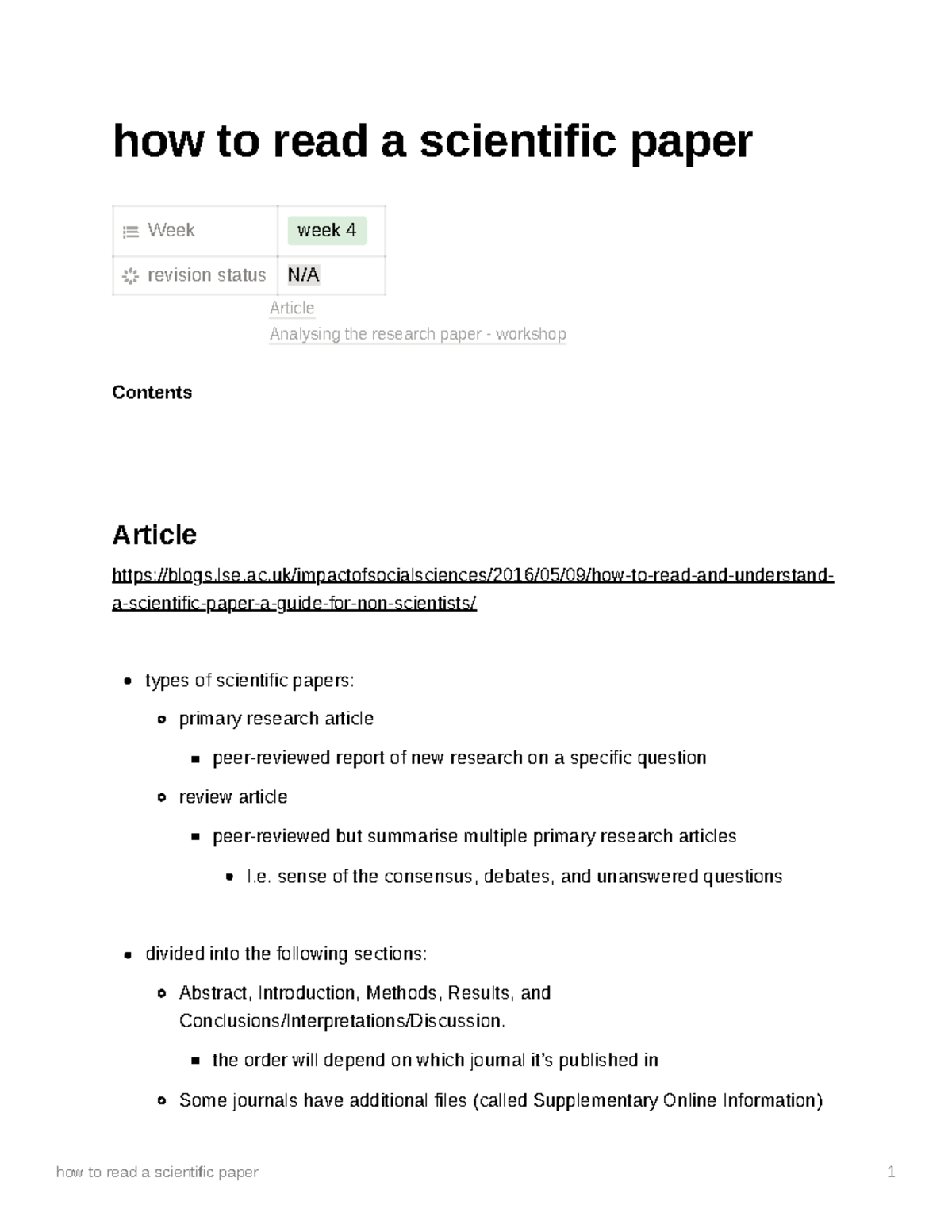 How to read a scientific paper d06966 b6772d4481ba967b69d35ece6a - how ...