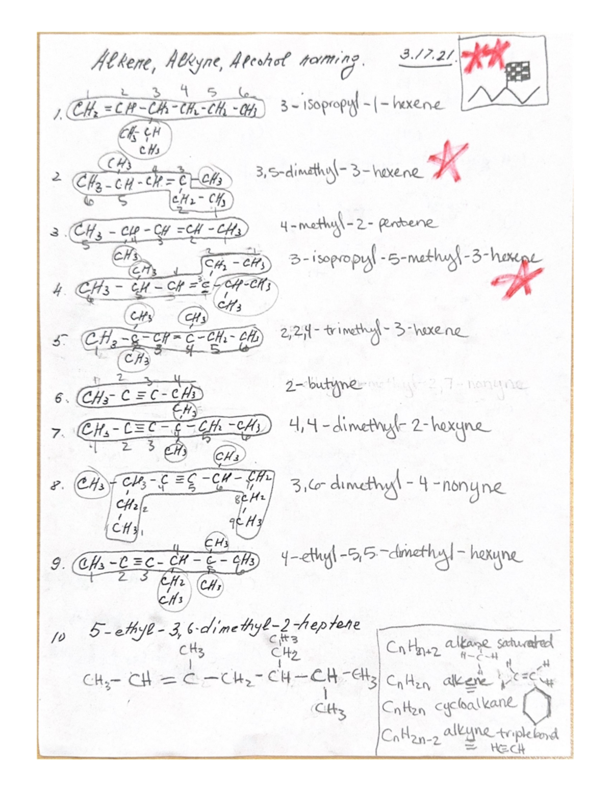 CHEM162 - Alkene,Alkyne naming 2024-08-14 01 27 30 - CHEM162 - Alkene ...