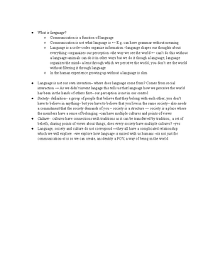 A1043 - lecture notes - Every language organizes with a sound ...