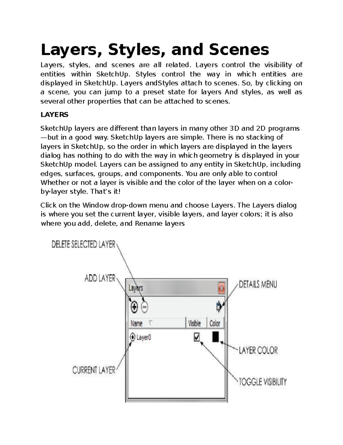 Layers, Styles, AND Scenes - Layers, Styles, and Scenes Layers, styles ...