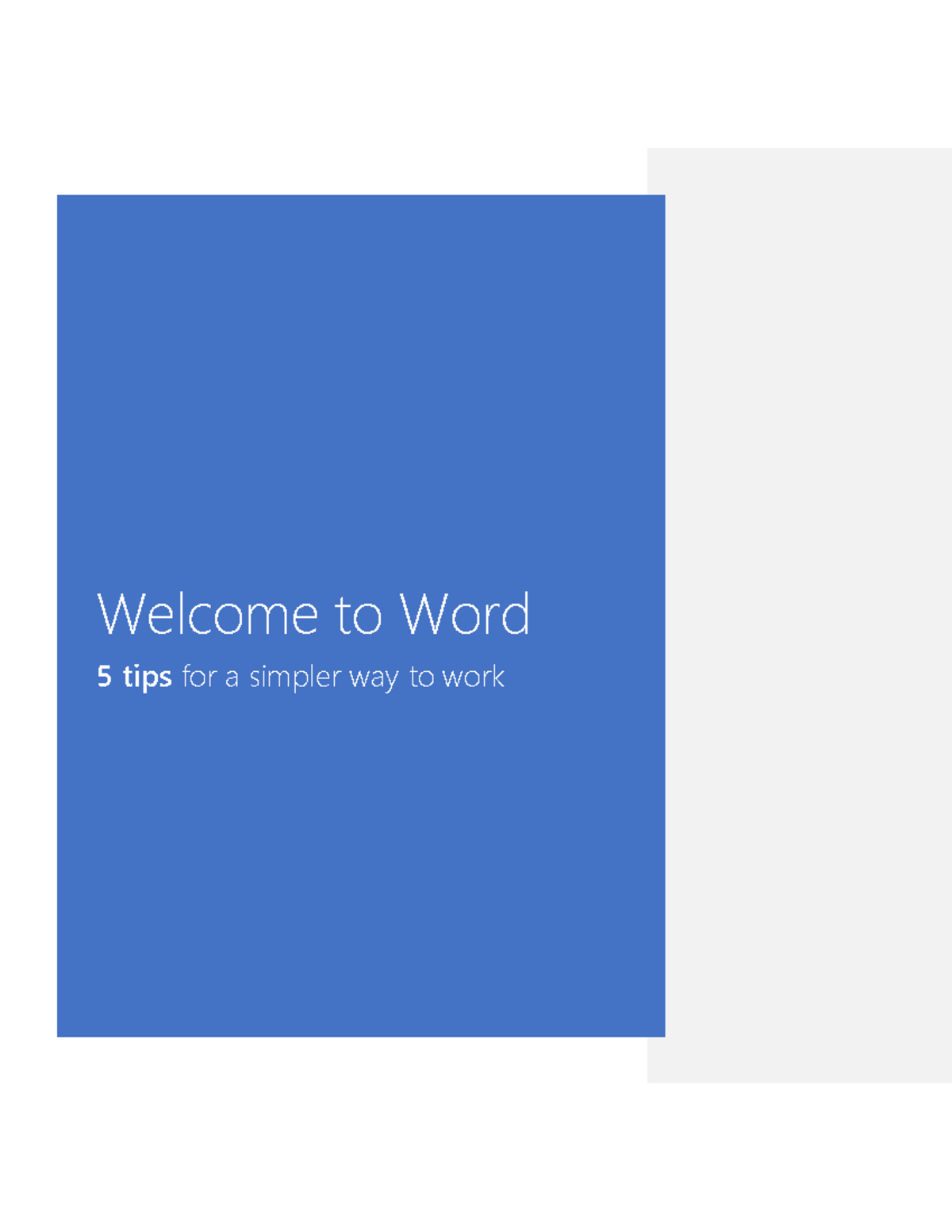 Use live layout and alignment guides - Welcome to Word 5 tips for a ...