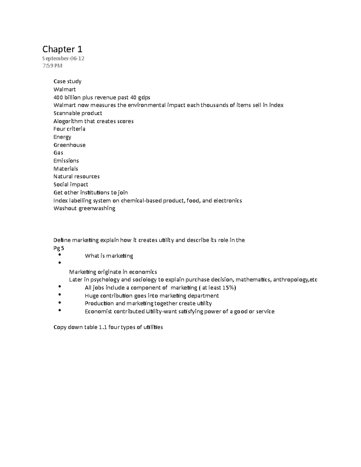 Chapter 1 - • AS 204 • Thursday: 700 to 1000 pm • Tauri Caputo • TA 451 ...