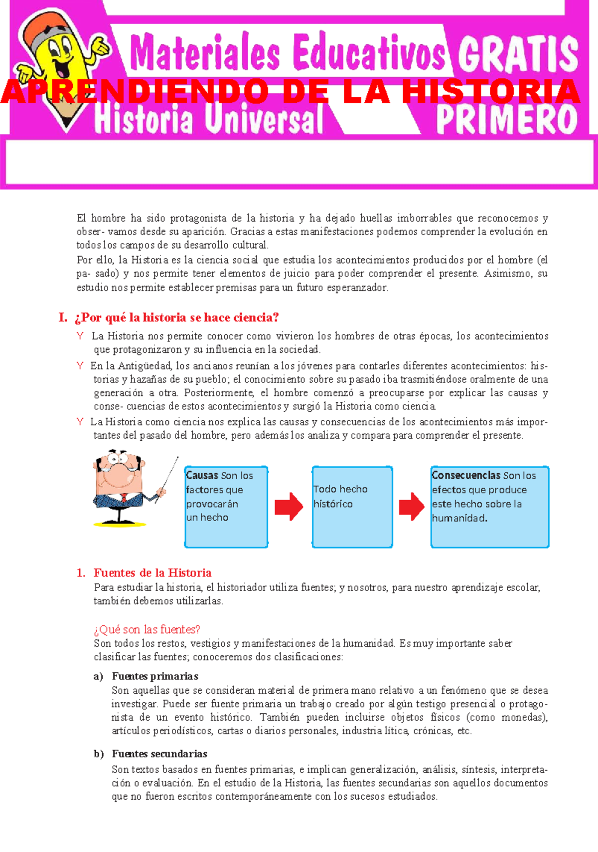 Aprendiendo-de-la-Historia-para-Primer-Grado-de-Segundaria - El hombre ...