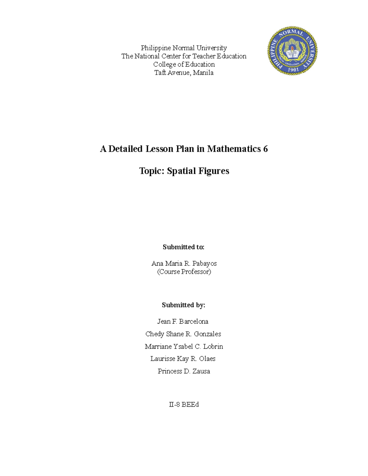 244445646 Detailed Lesson Plan in Grade Six Mathematics - Philippine ...