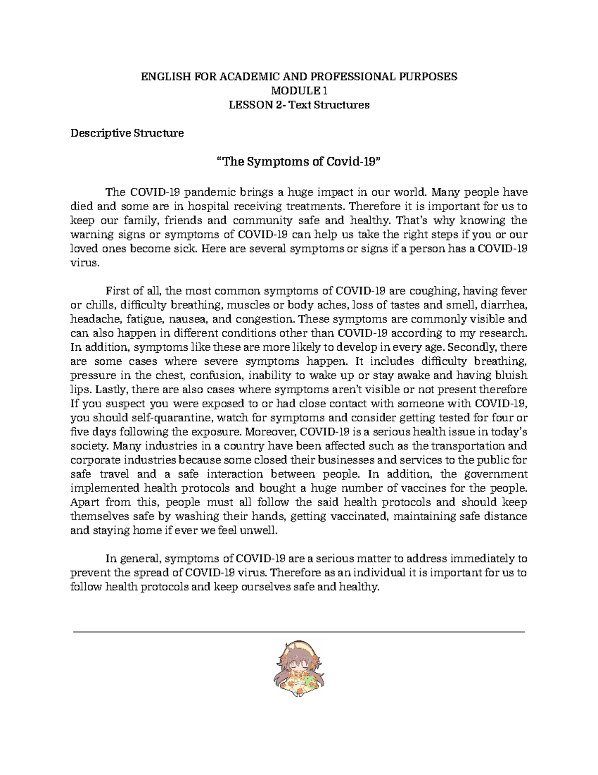 Persuasive essay - ENGLISH FOR ACADEMIC AND PROFESSIONAL PURPOSES ...