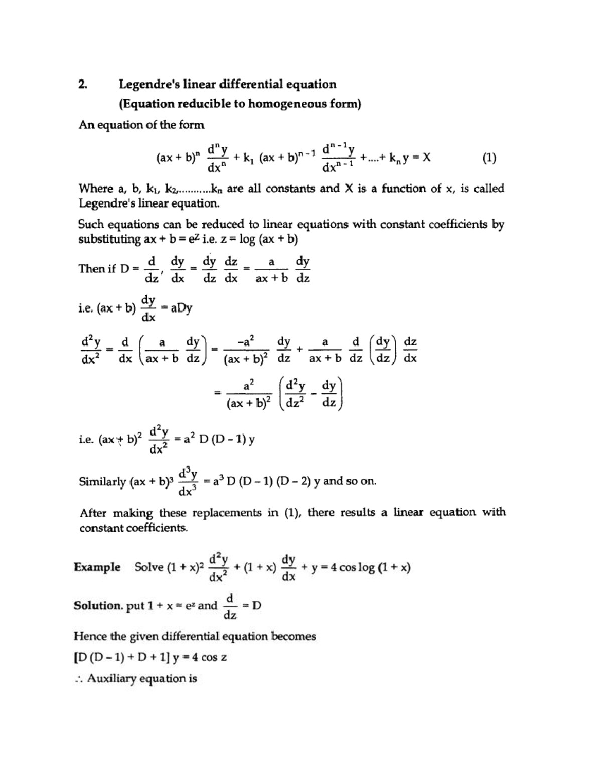 Mathematics-II All Unit Notes-5 - Lecture - Studocu
