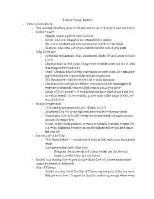Week 8 fighting until the end notes - Prognosis is what we grapple with ...