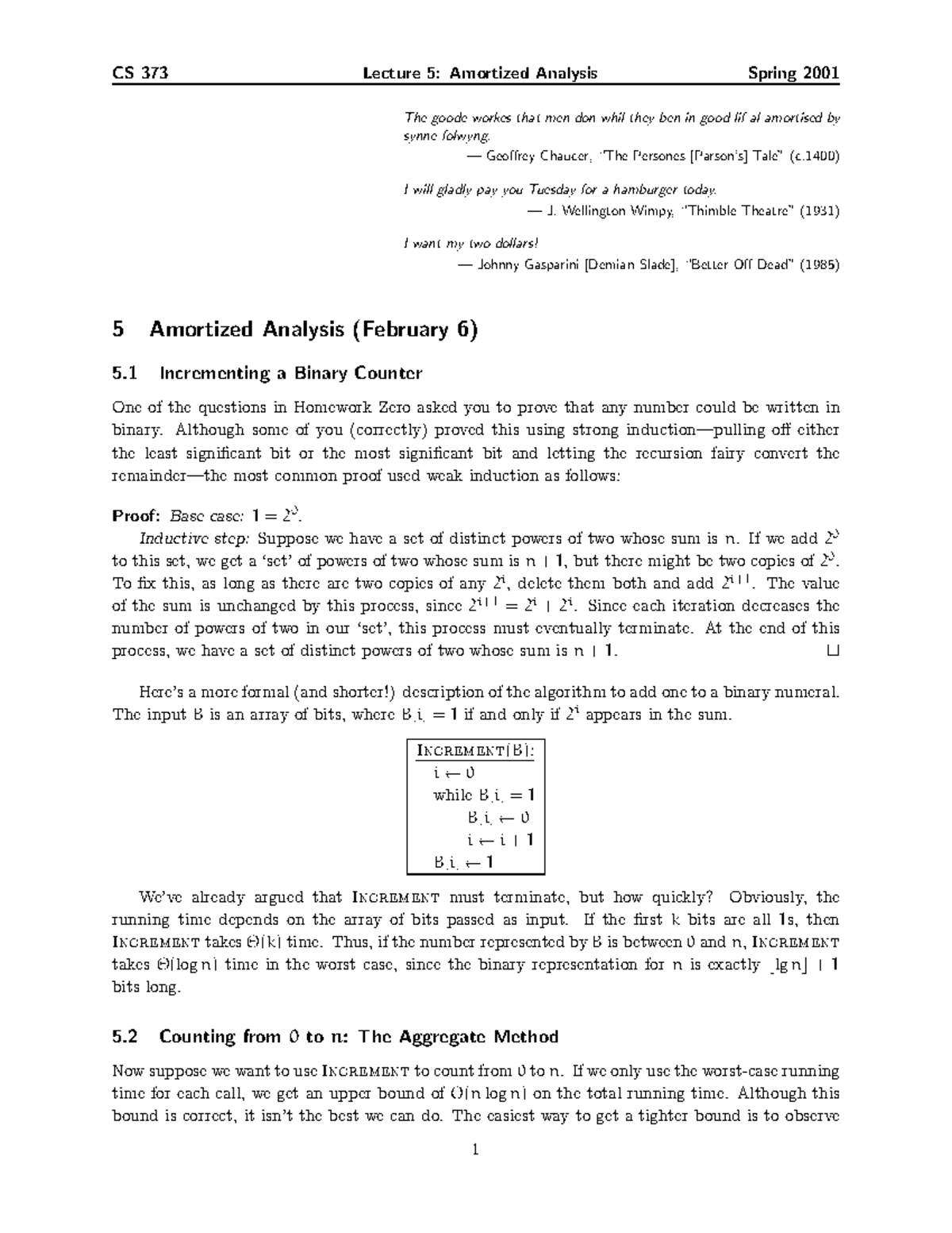 Amortized-notes - Module 2 lectures - - Studocu