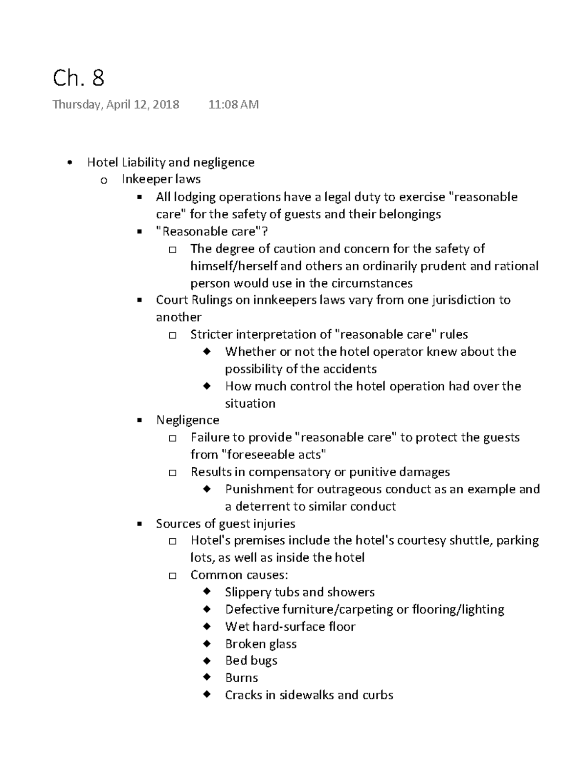 Ch. 8 - Lecture notes for Chapter 8 - Warning: TT: undefined function ...