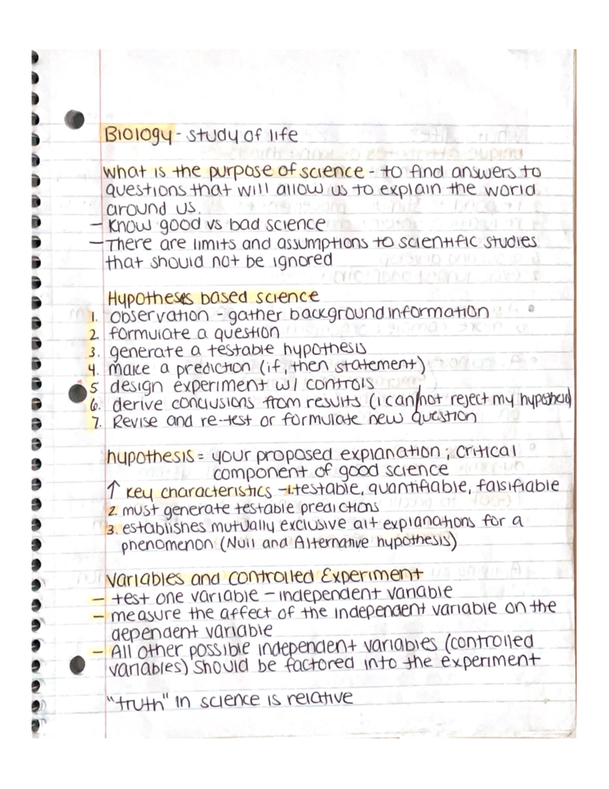 1108 exam 1 notes - BIOL 1108 with Dr.Mathews - BIOL 1107 - Studocu