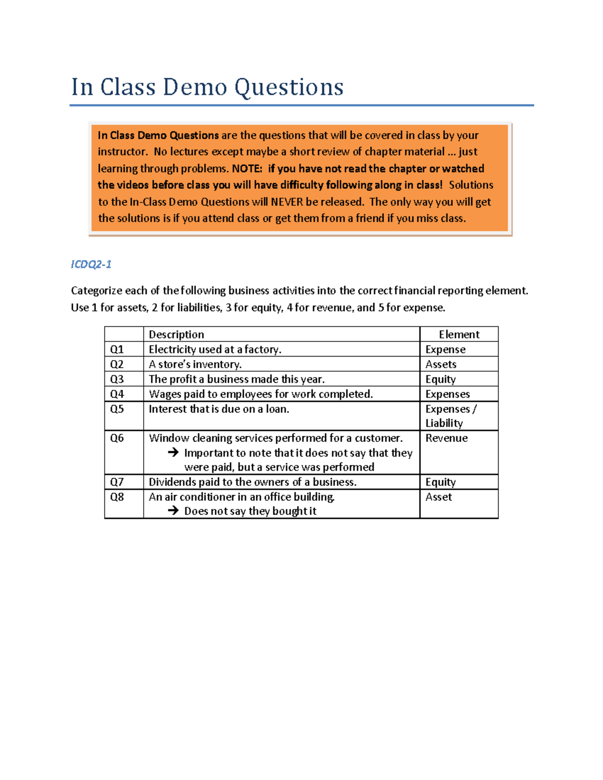 Chapter 2 - In Class Demo Questions - W2022 - In Class Demo Questions ...