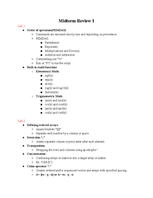 Lab 11 bme 130 fall 2023 - BME 130 - Studocu