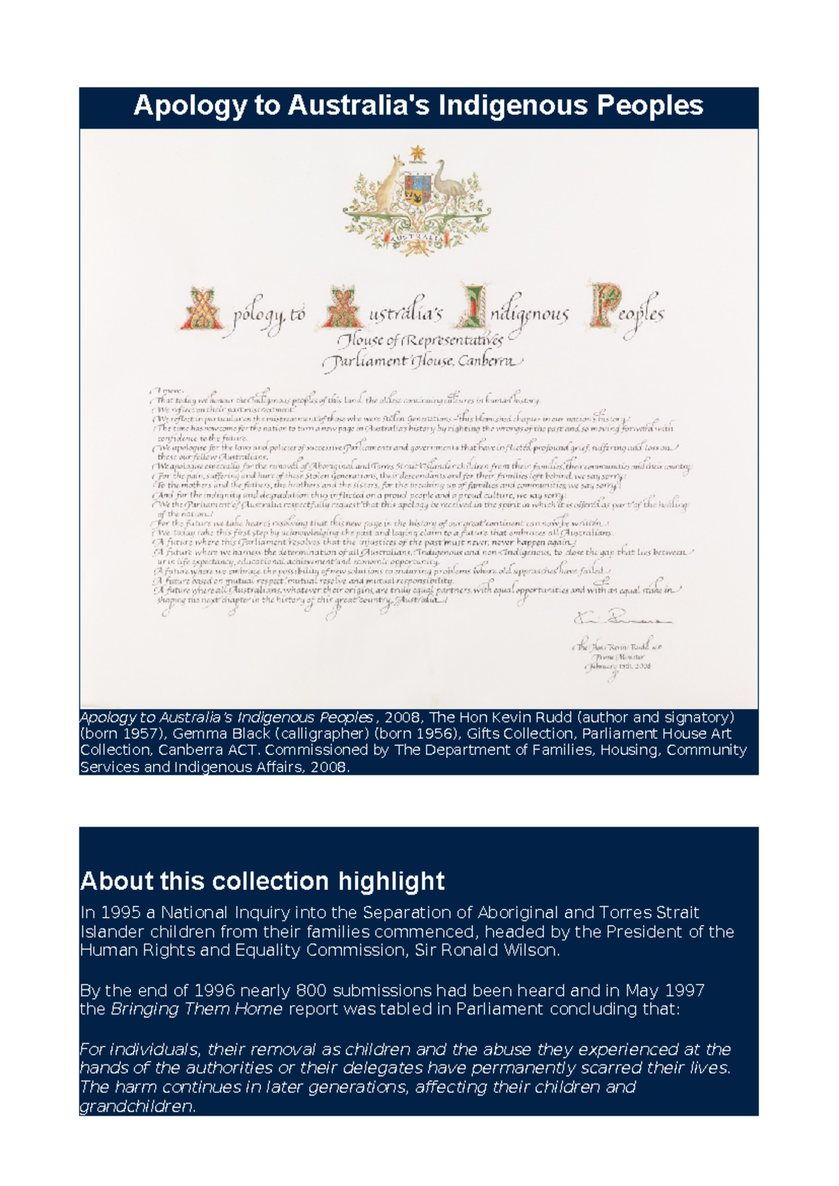 Apology%20to%20Indigenous%20Australians - Apology to Australia's ...