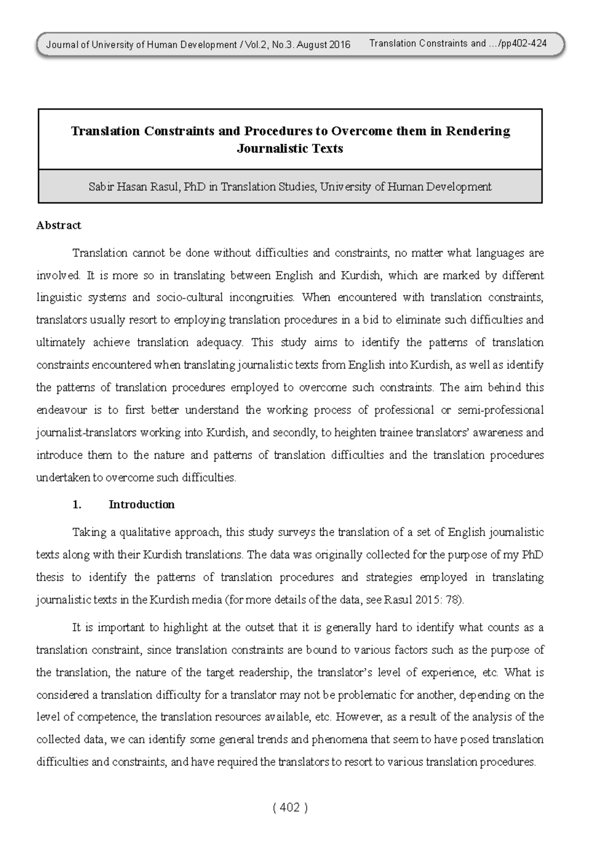 Translation Constraints and Procedures tIf you want to study or learn ...