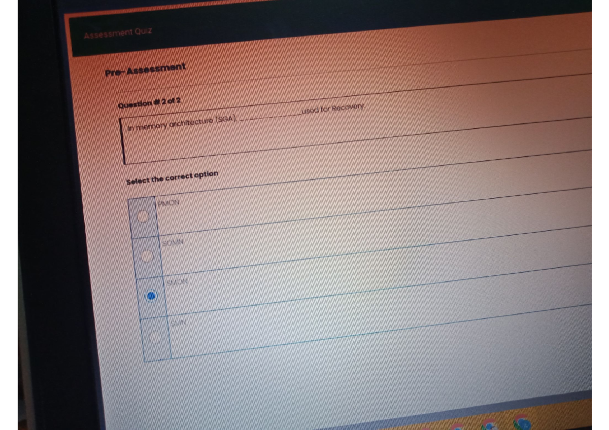 CS409 PRE&POST Assessment MCQ Made BY MAH Jabeen [ Topic 56 to 82] - Assessment Quiz Question 2 ...