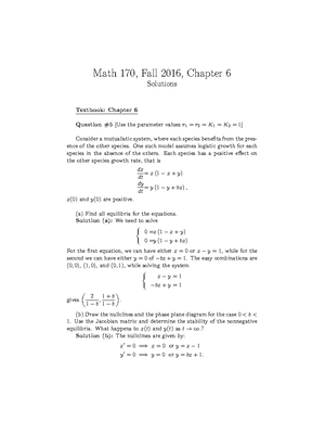 MATH 170 Assignment 2 - Math 170, Fall 2016, Chapter 2 Solutions ...