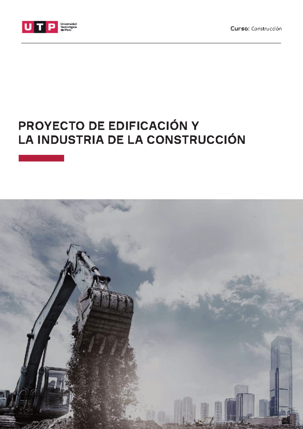 Prueba pdf Uimgsz proyecto de edificacion - PROYECTO DE EDIFICACIÓN Y LA INDUSTRIA DE LA - Studocu