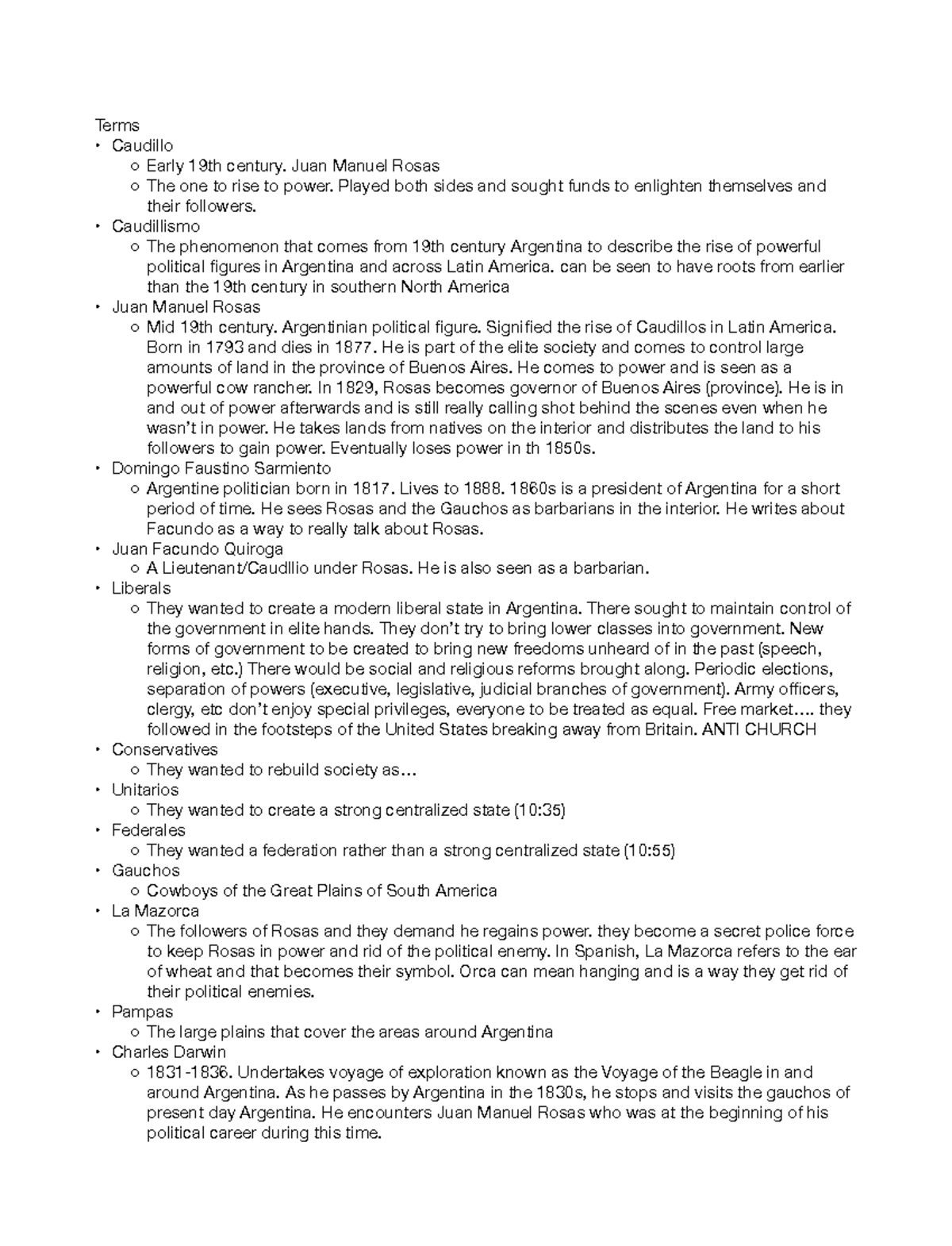 3.23 The Colonial Origins of Latin American Caudillismo - Terms ...