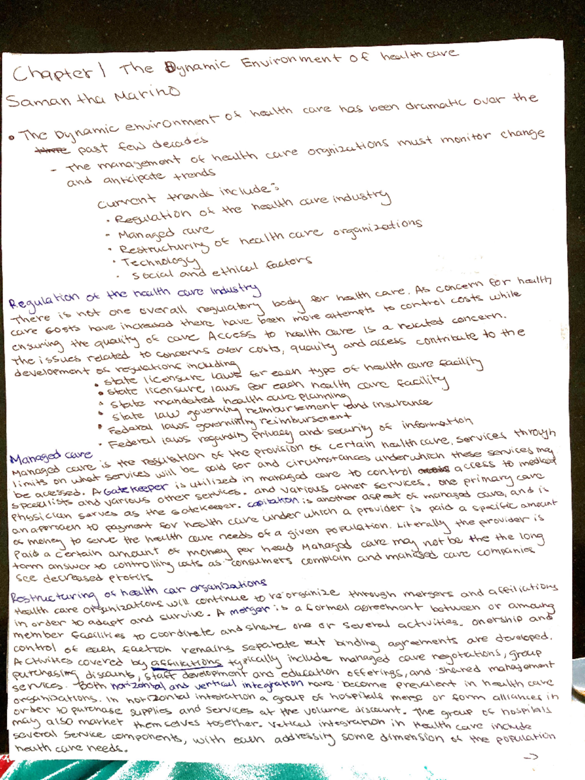 Ch 1 notes - n/a - 235 - Studocu