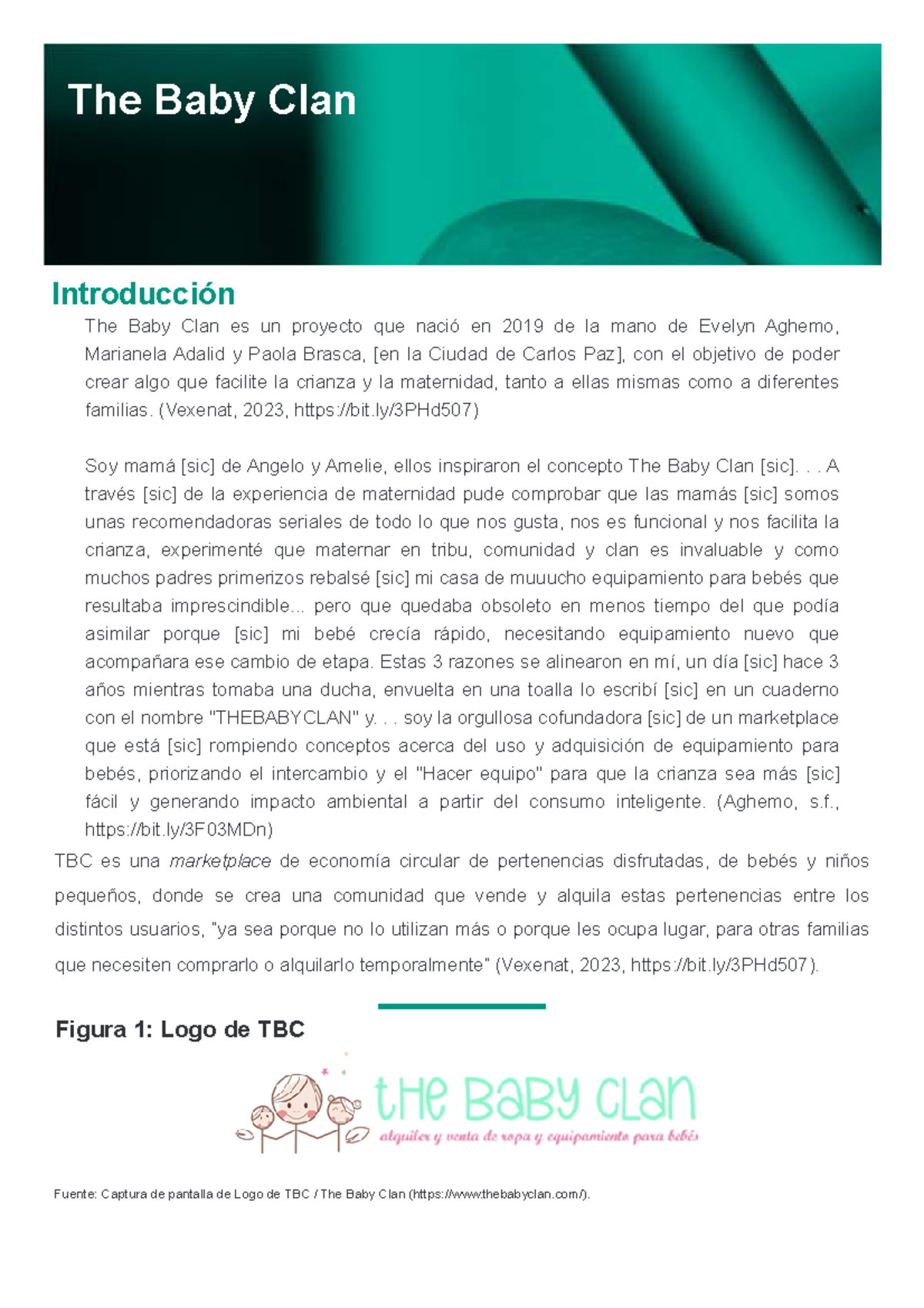 BABY CLAN - The Baby Clan Introducción The Baby Clan es un proyecto que ...
