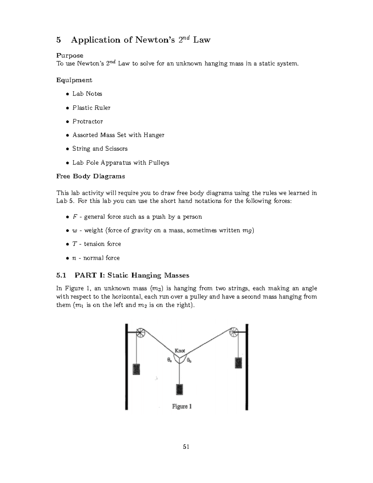 Lab 5 - Blank - 5 Application of Newton’s 2 nd Law Purpose To use ...