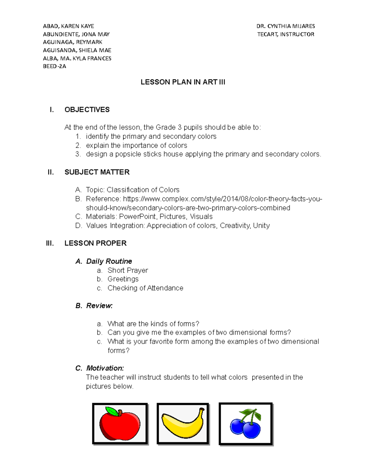 1621832213314 Group 1 Lesson PLAN - ABUNDIENTE, JONA MAY TECART ...