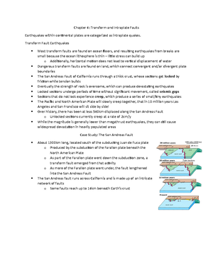 Chapter 3 Plate Tectonics - CHAPTER 3: PLATE TECTONICS Continental ...