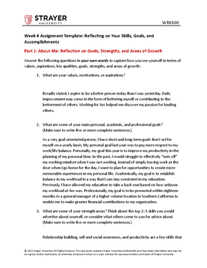 Week 9 Assignment Development Plan for Three Skills - Week 9 Assignment ...