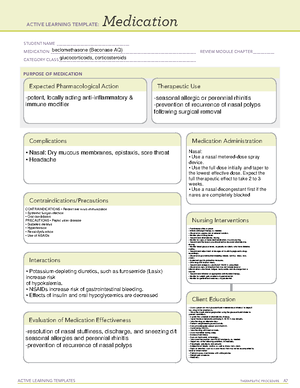 Cardiac Drugs-verapamil (Calan) - ACTIVE LEARNING TEMPLATES THERAPEUTIC ...