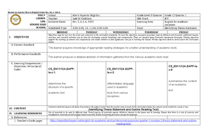 Earth and Life Science M8 - Earth and Life Science Module 8 ...