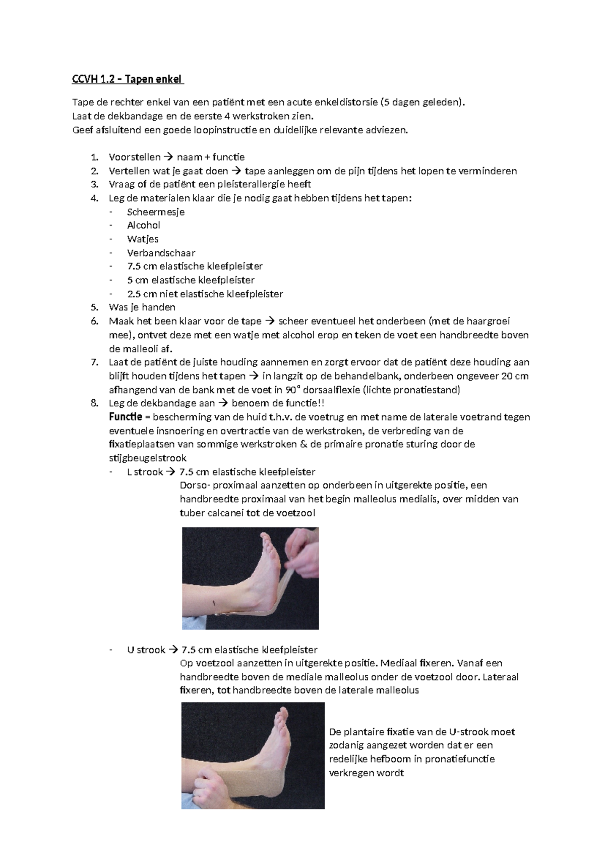 CCVH 1.2 Tapen enkel - uitwerking - CCVH 1 – Tapen enkel Tape de ...