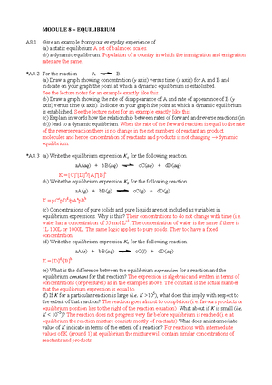 Answers Set A Module 4 - MODULE 4 − REACTIONS IN AQUEOUS SOLUTIONS *A4 ...