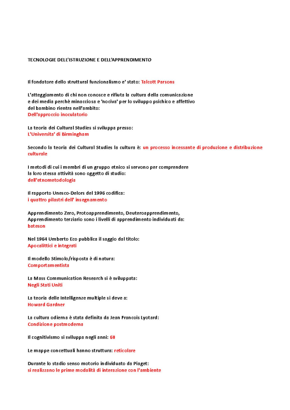 Tecnologie DELL - ESERCITAZIONE SIMULATA DOMANDE E RISPOSTE ...