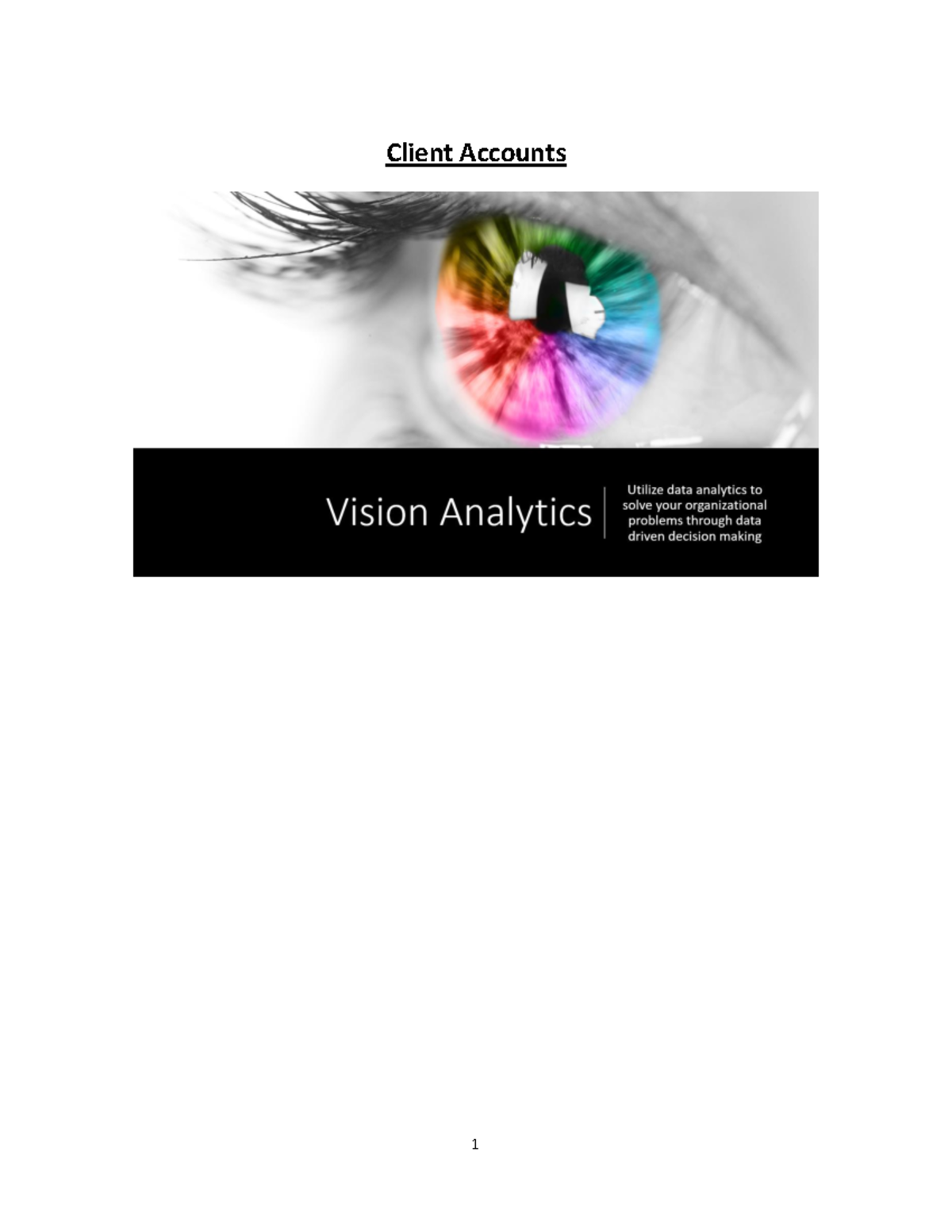 DAT 223 Client Accounts - Client Accounts Table of Contents Western ...