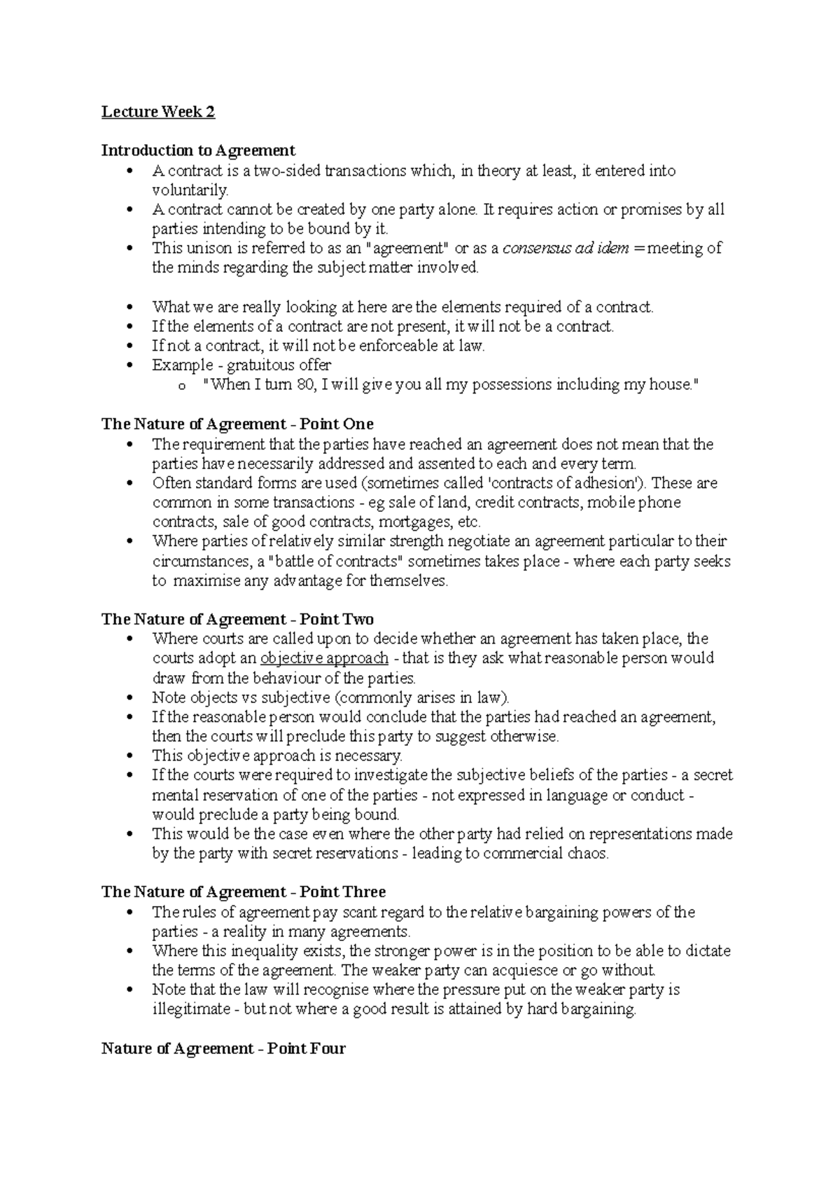 Lecture Week 2 - Scott Pearsall - Lecture Week 2 Introduction to ...