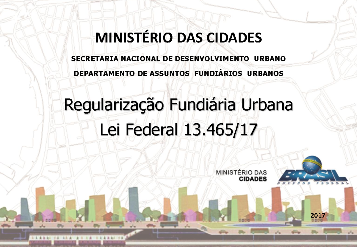 Reurb - e rwtyju rsyj ewtrj wryju esj etyj rtwyj teyj - MINISTÉRIO DAS ...