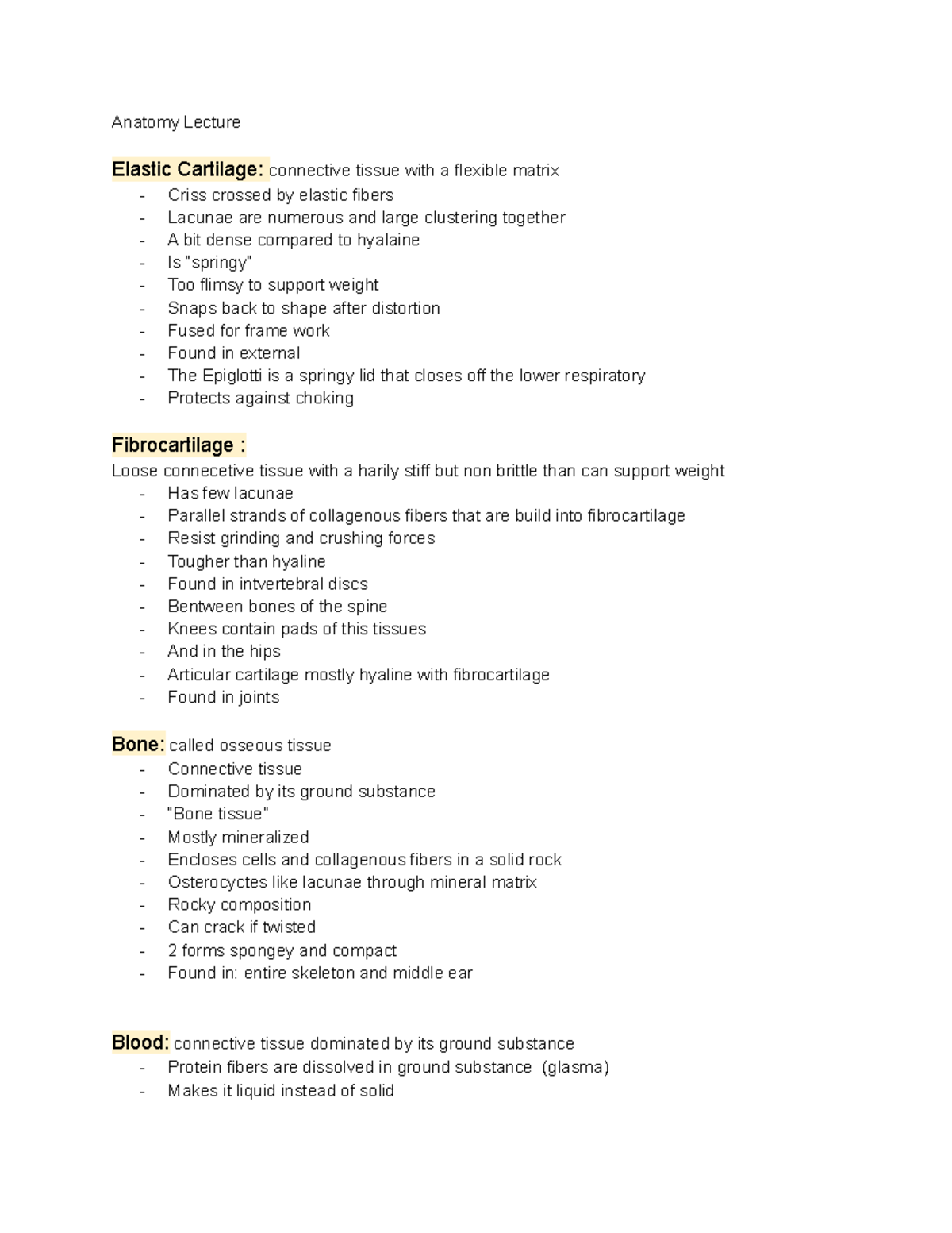 9 12 p5 - Anatomy Lecture Notes week 3 - Anatomy Lecture Elastic ...