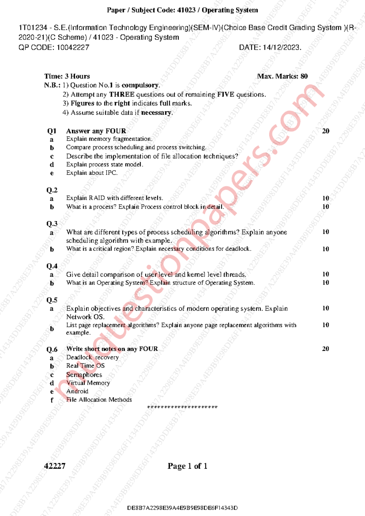 Be information-technology semester-4 2023 december operating-system-rev-2019-c-scheme - 42227 ...