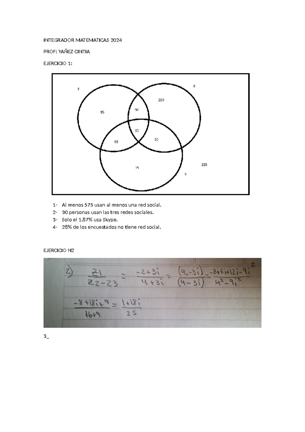 Integrador Matematicas 2024 - Matemática - INTEGRADOR MATEMATICAS 2024 ...