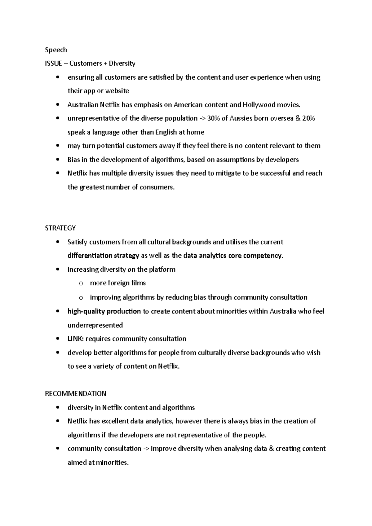 Netflix Strategic Management - MANF6860 - UNSW Sydney - Studocu