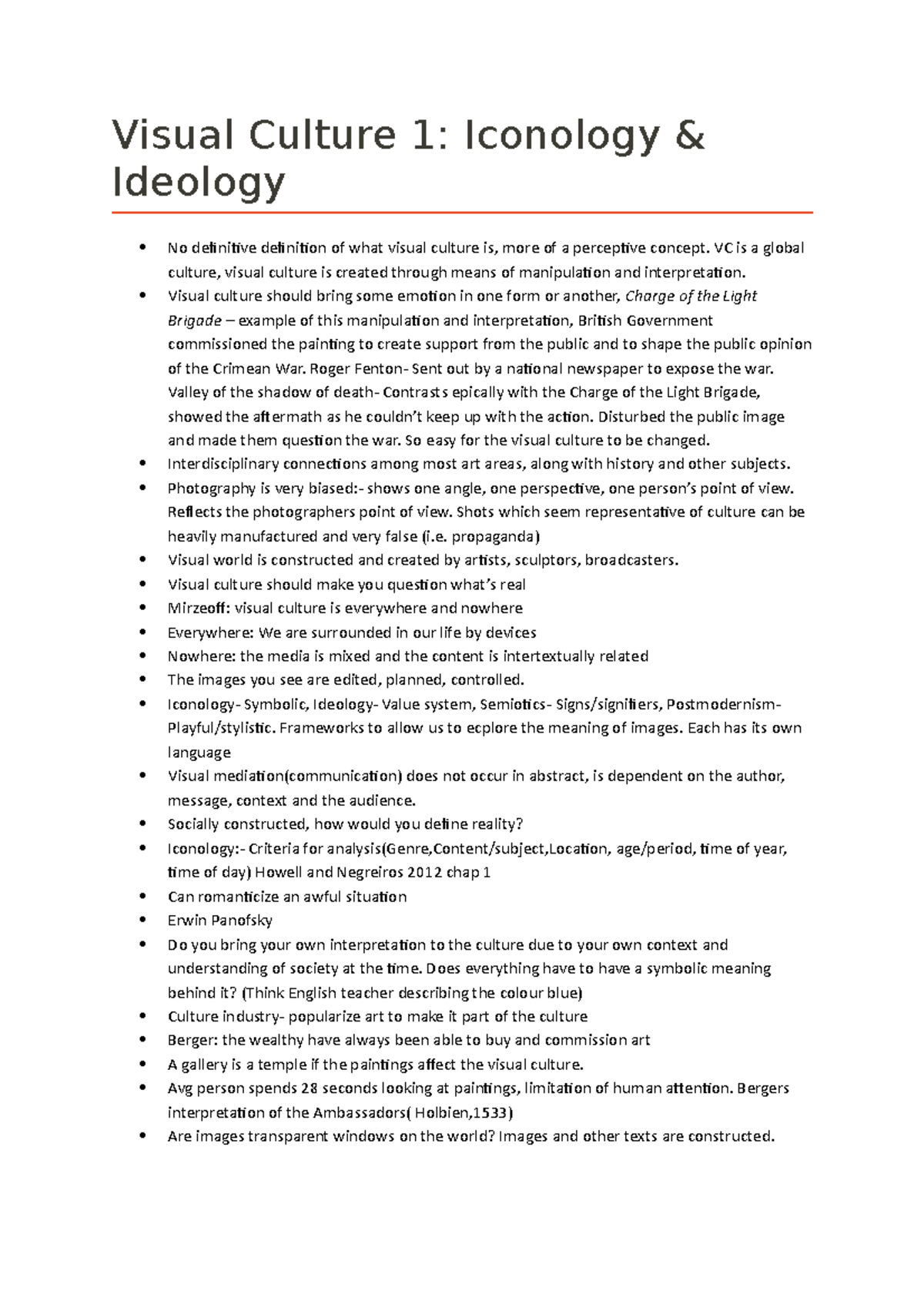 04:10:16- VC1 - Visual Culture 1: Iconology &amp; Ideology - Studocu